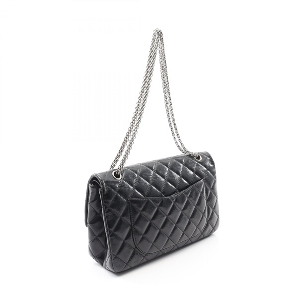 シャネル(CHANEL)シャネル 2.55 マトラッセ マキシ Wフラップ