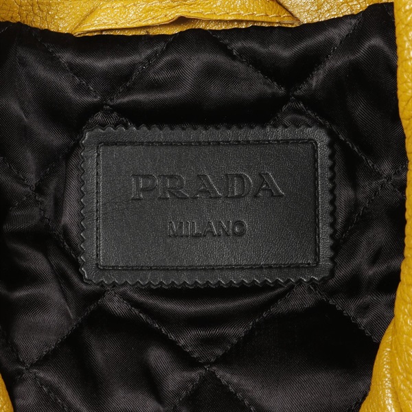 プラダ(PRADA)プラダ ダブルライダースジャケット 革ジャン 衣料品